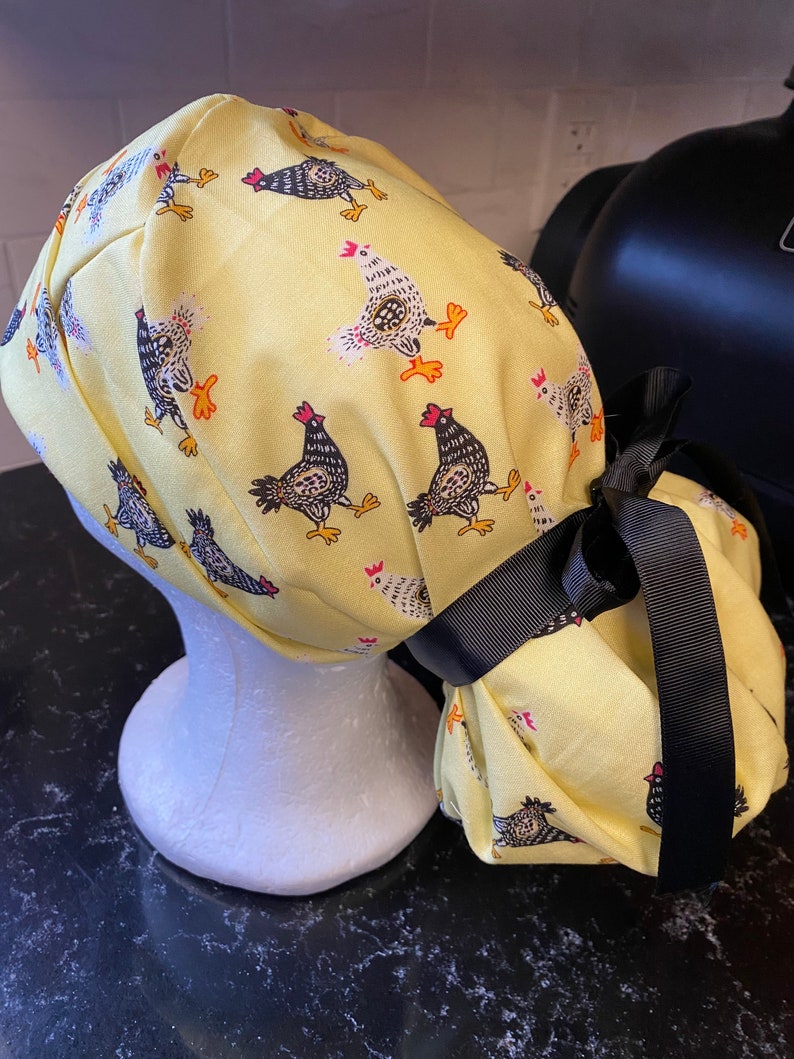 Chicken Scrub Hat-scrub Hat Chicken Scrub Hat-scrub - Etsy