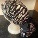 Zebra Print Scrub Hat-zebra Scrub Cap- Zebra Print Surgical Hat- Animal ...
