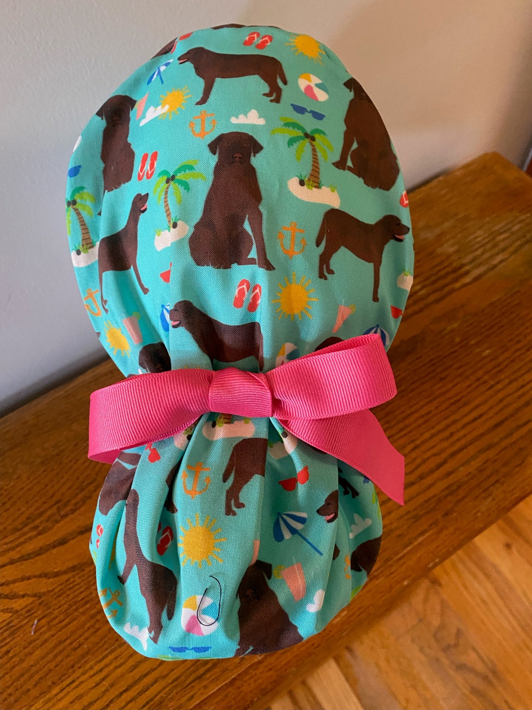 Labrador Retriever Scrub Cap- Chocolate Lab Scrub Cap-dog Scrub Cap ...