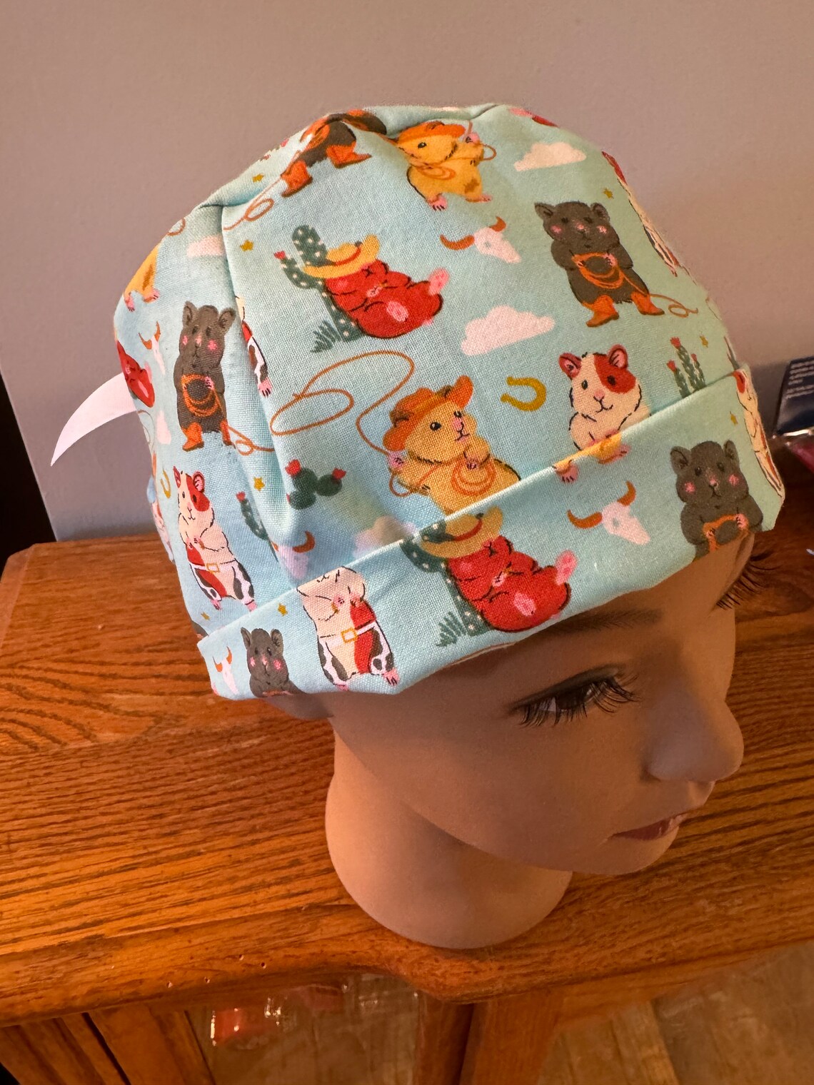 Western Guinea Pig Scrub Cap-guinea Pig OR Scrub Cap-surgical Scrub Cap ...