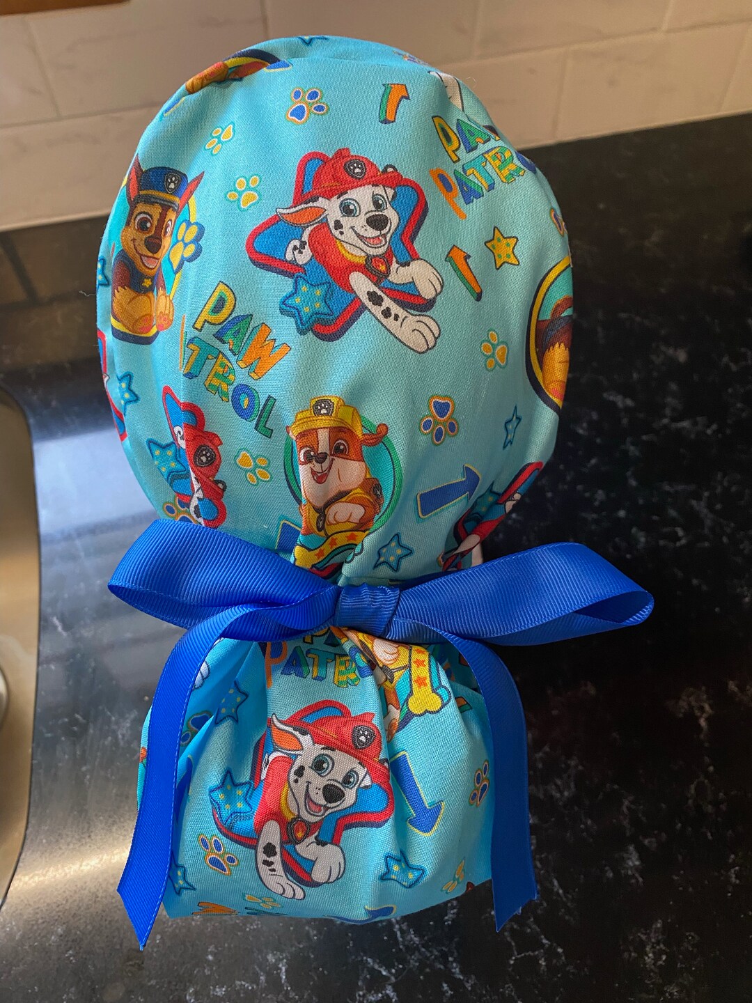 Paw Print Scrub Cap Dog Scrub Hat-dog Scrub Cap-fitted - Etsy