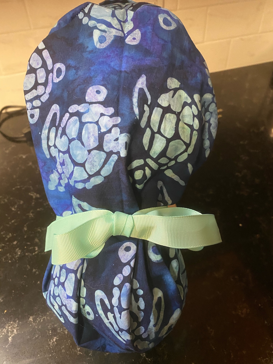 Sea Turtle Ponytail Scrub Hat-scrub Hat Sea Turtle Scrub Cap-women's ...