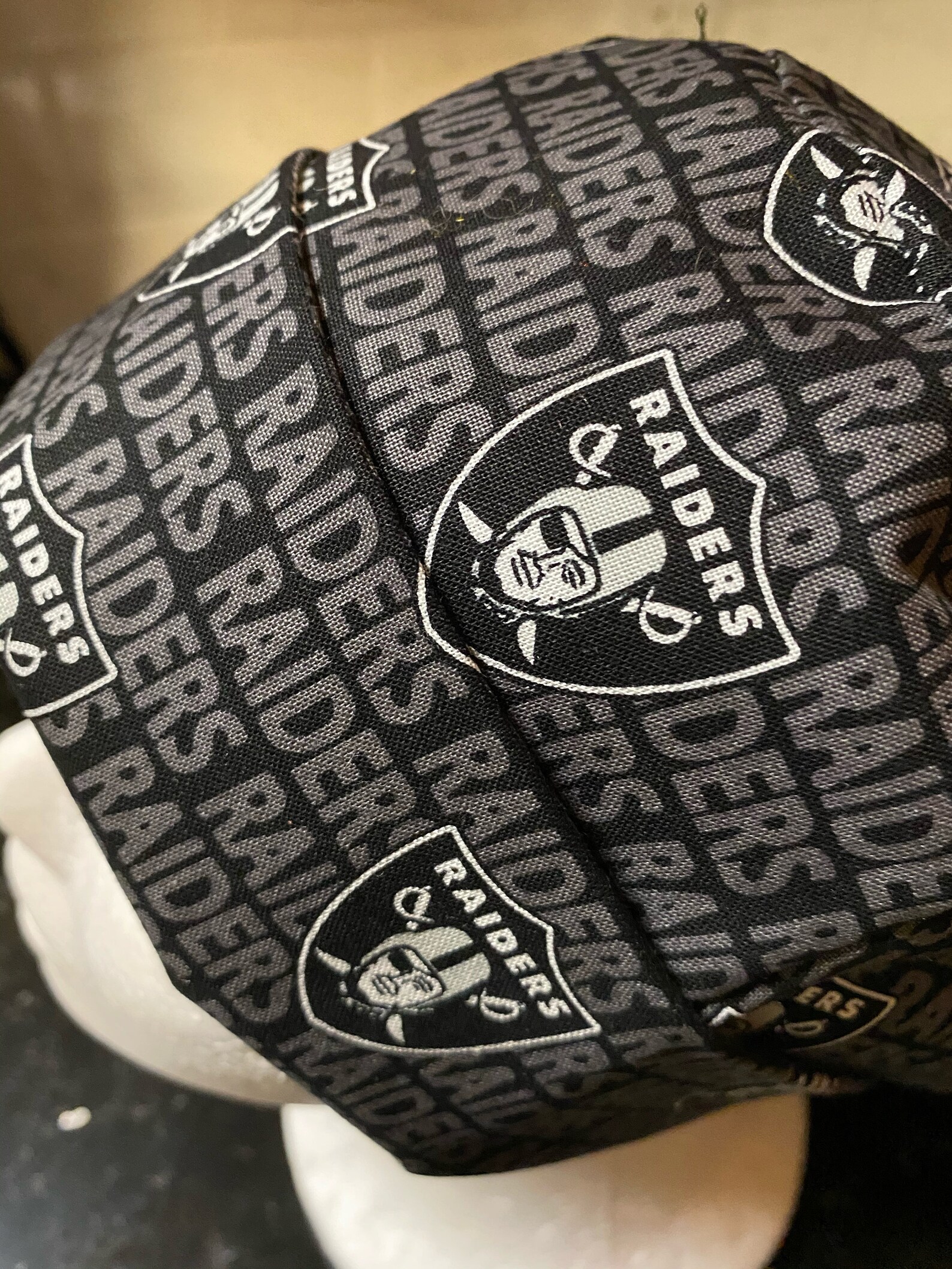 Las Vegas Raiders Scrub Hat Raiders Scrub Cap-nfl - Etsy