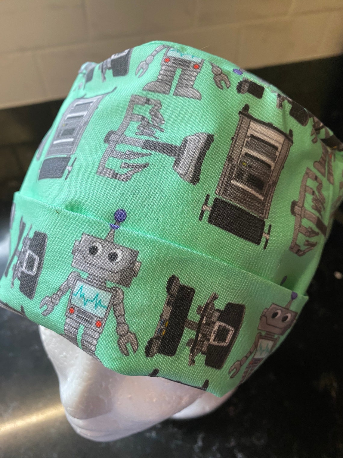 Robotic Surgery Scrub Cap-robotics Surgery Cap-surgery Cap-ponytail ...