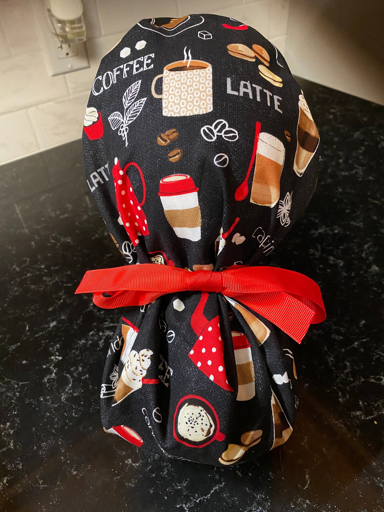 Coffee Scrub Hat-coffee Scrub Cap- Latte Scrub Hat- Fast Shipping ...