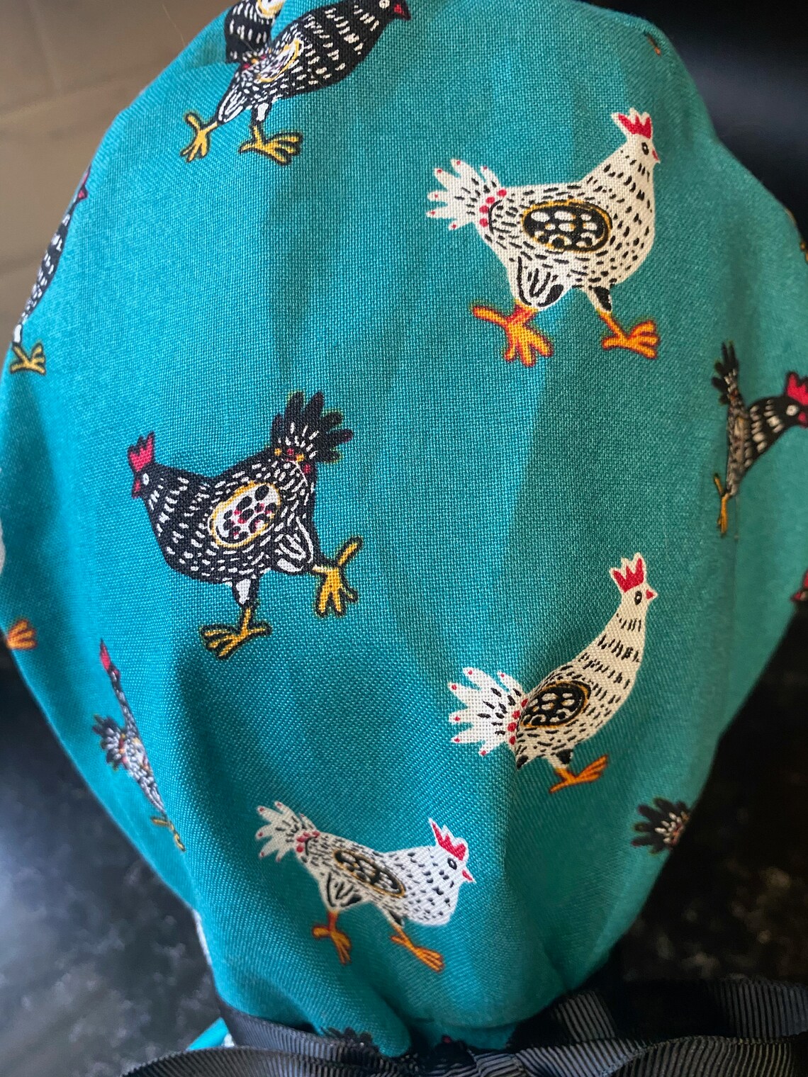 Chicken Scrub Hat-ponytail Scrub Hat- Chicken Scrub Hat-scrub Cap-women ...