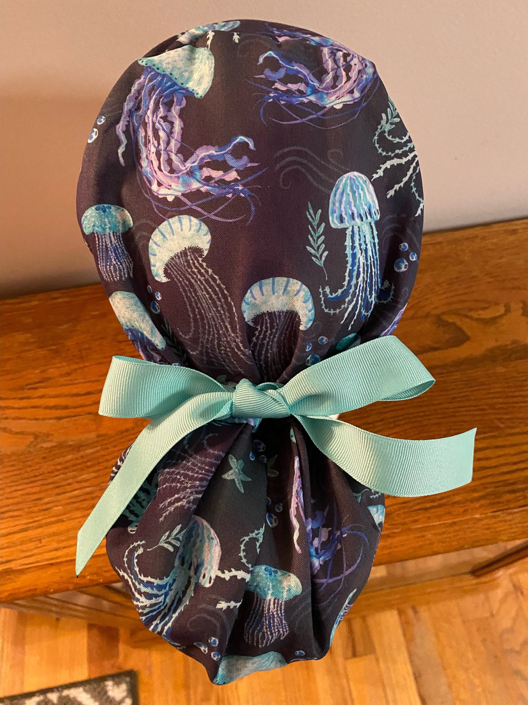 Jellyfish Scrub Cap-jellyfish Scrub Hat-ocean Scrub Hat-jellyfish ...