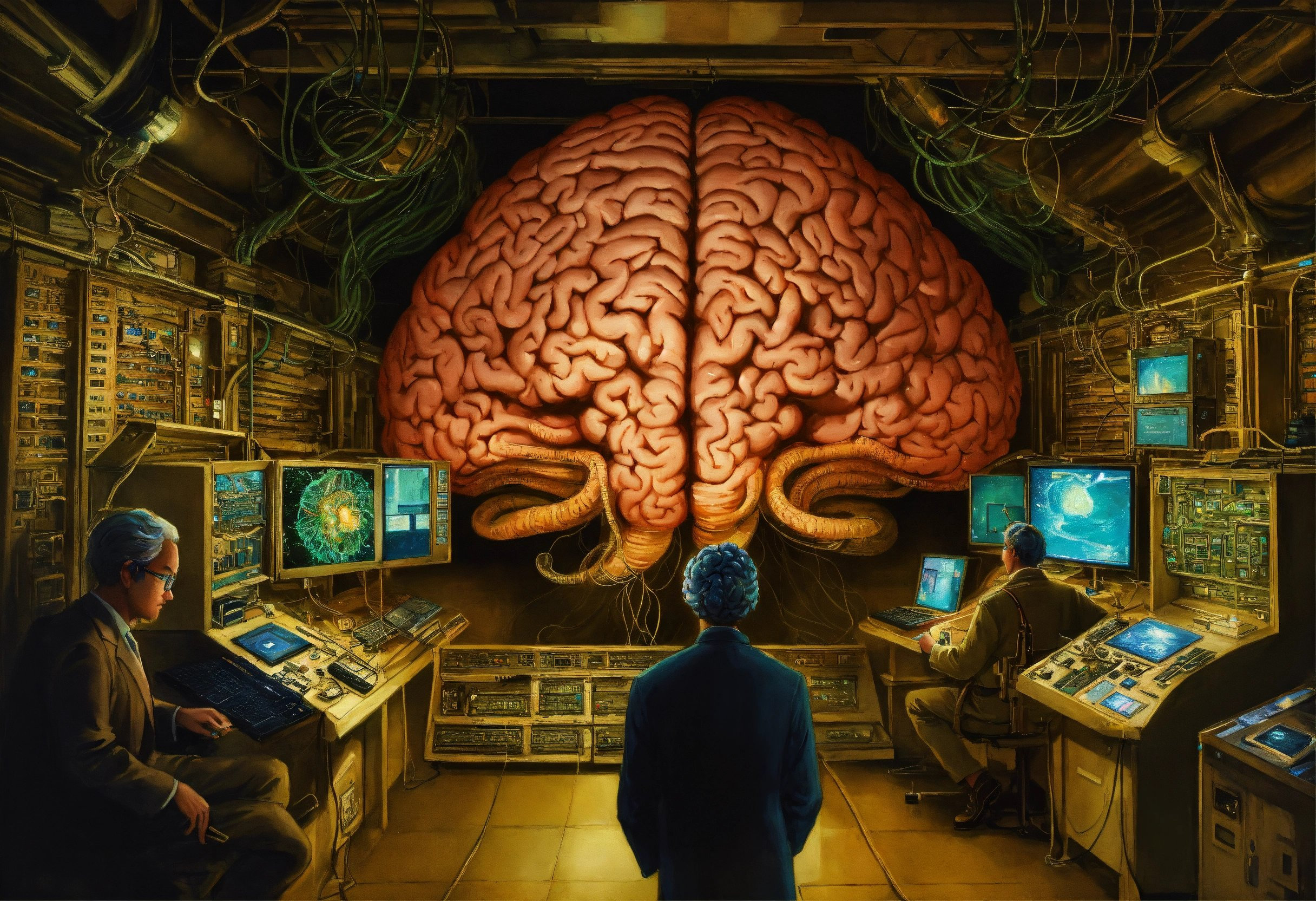 10 BRAIN Control Room Canvas-poster Image PREMIUM A.I. - Etsy