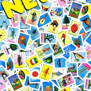 Old School Loteria Deck Card Pattern | 12"x18" | 300dpi | Ready to Use ...