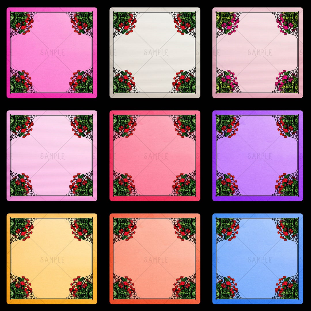 CREATE Your Own Loteria Style | Blank Coaster Templates Editable ...