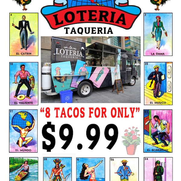 Loteria Flyer - Etsy