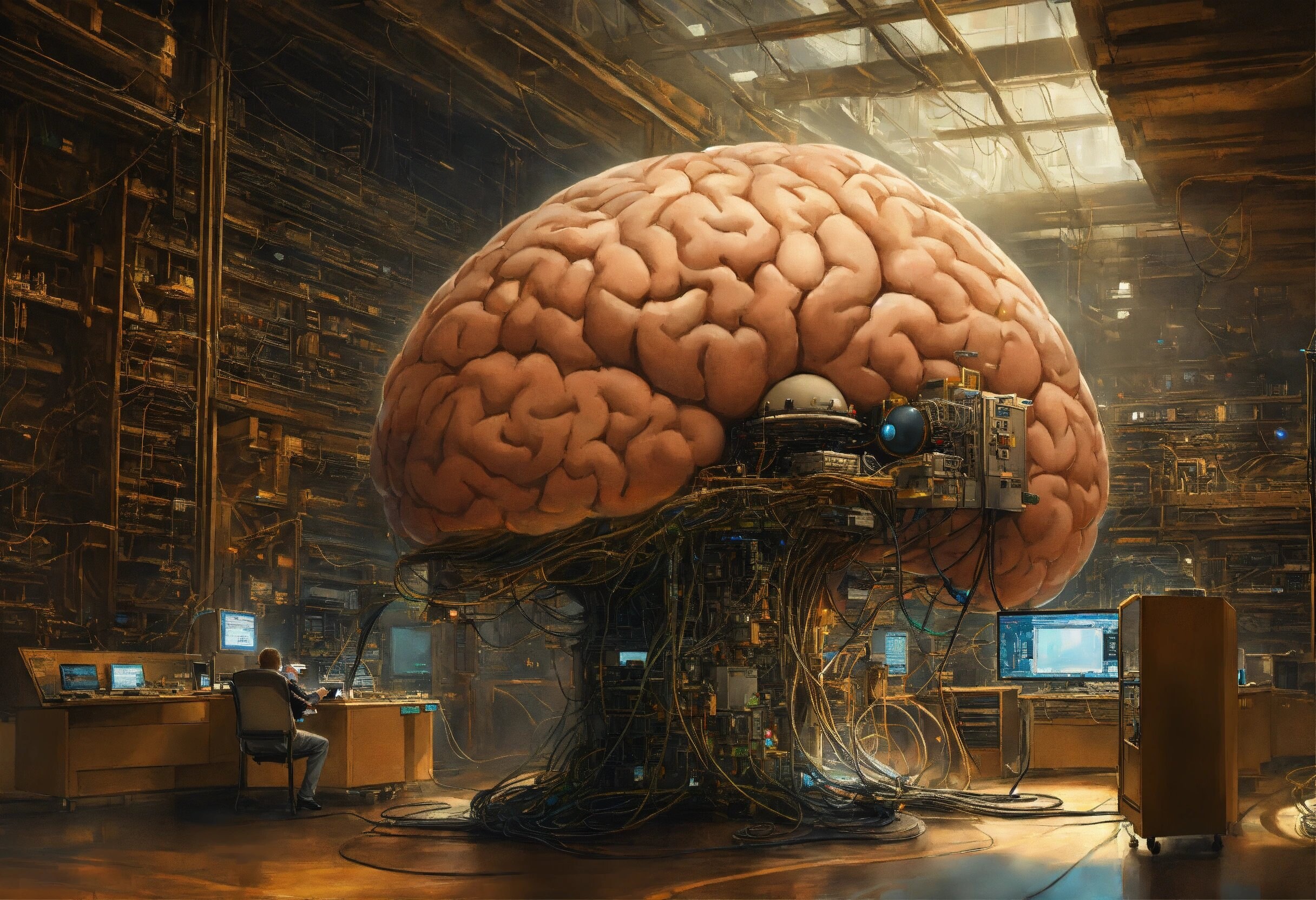 10 BRAIN Control Room Canvas-poster Image PREMIUM A.I. - Etsy