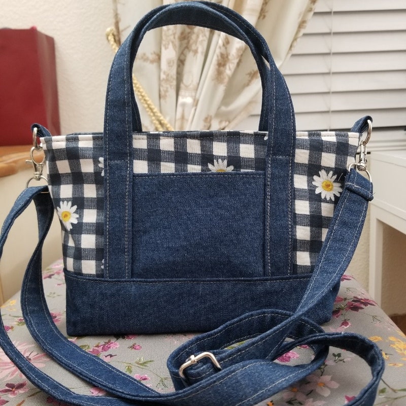 Denim Tote - Etsy