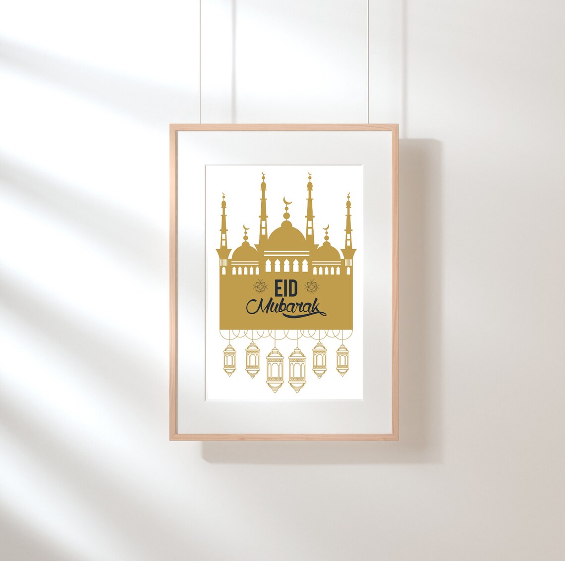 Eid Mubarak Print Eid Print Eid Poster Eid Wall Art Eid El - Etsy