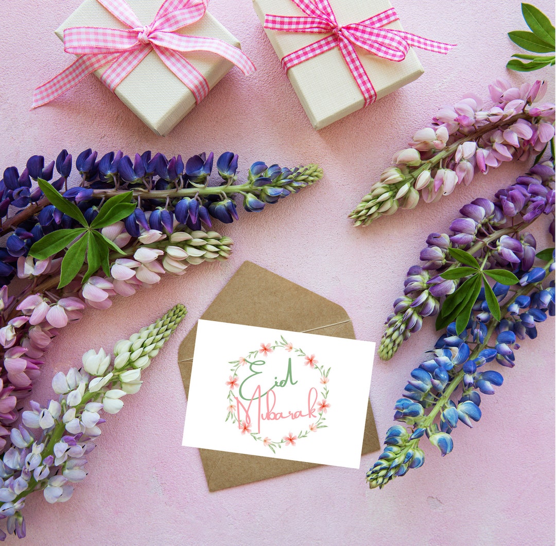 Happy Eid Card Printable Eid Card Eid Mubarak Card Islamic - Etsy