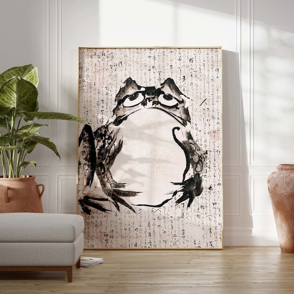 Frog Poster - Etsy Canada