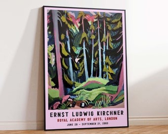 Ernst Ludwig Kirchner Poster Swiss Mountains Kirchner Print - Etsy