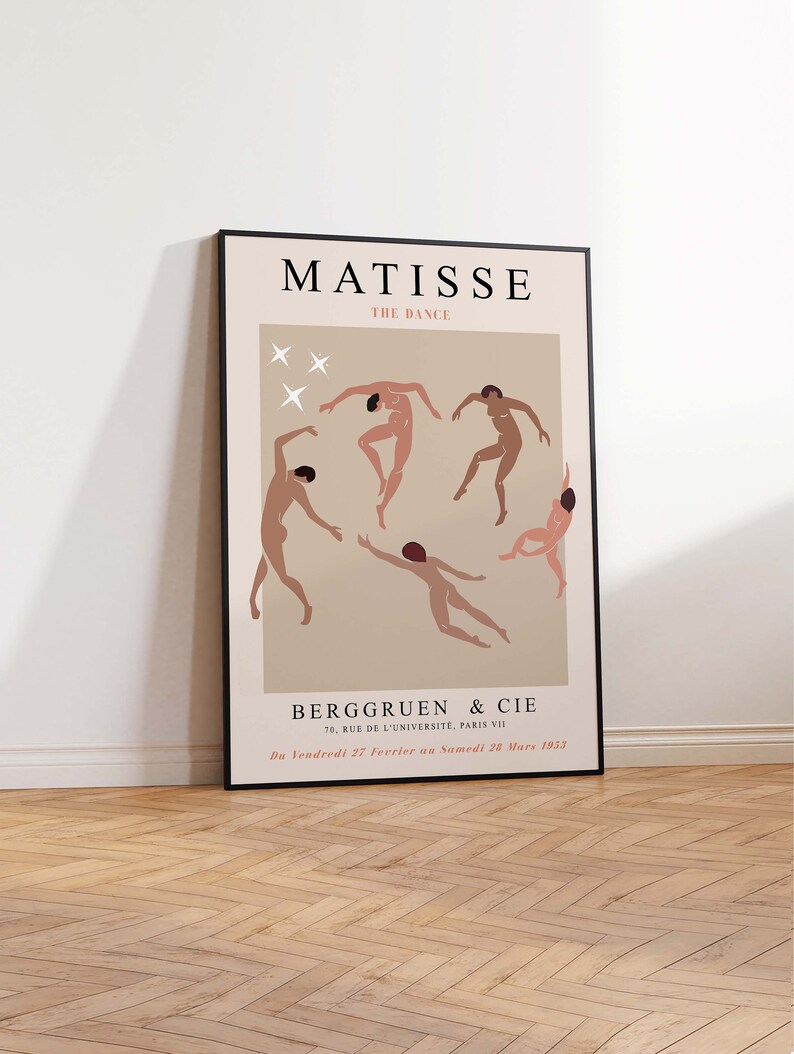 Matisse Art Print, Matisse Poster, the Dance Poster, Matisse Art Poster ...