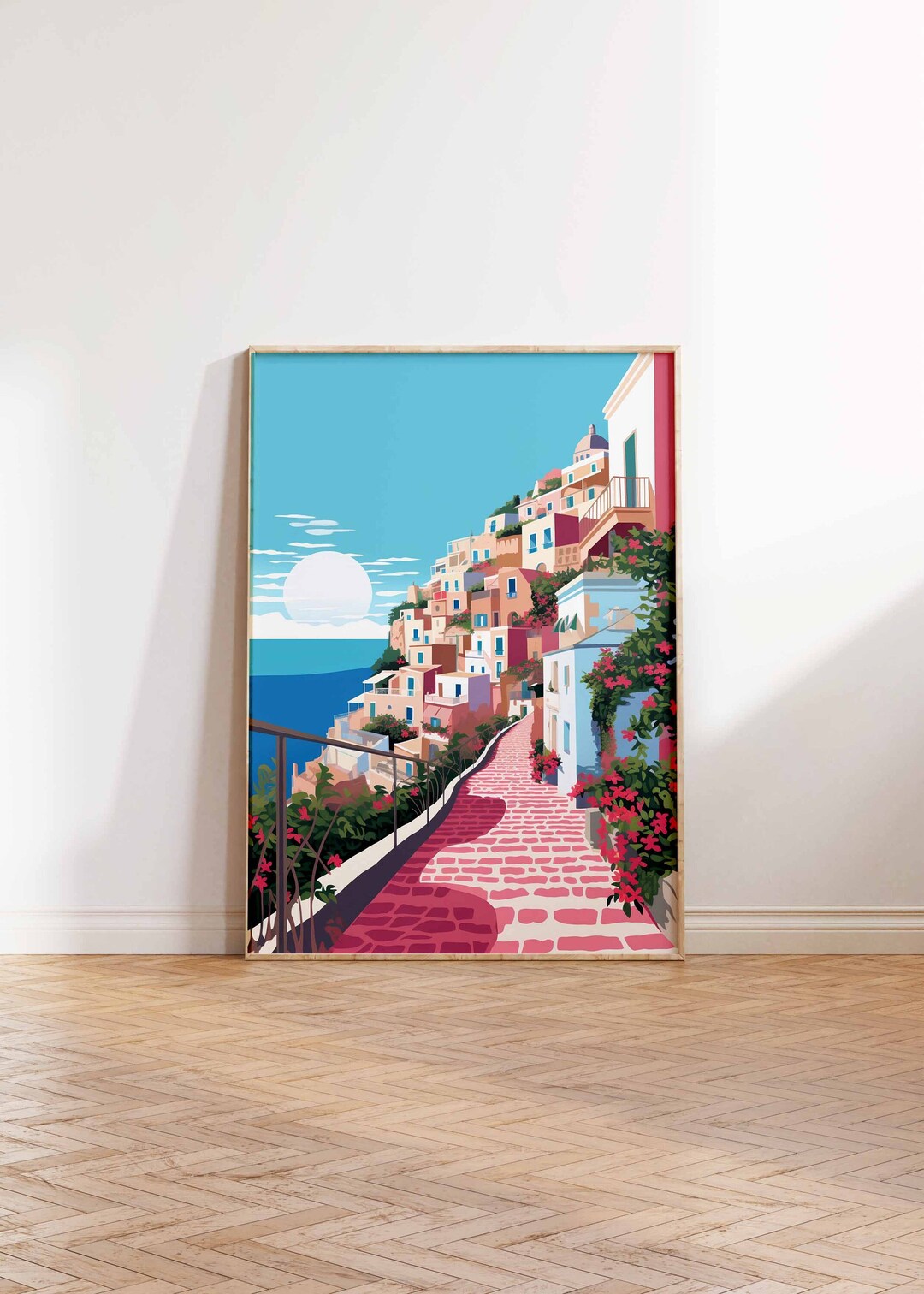 Positano Italy Travel Print Positano Wall Decor Positano Poster Italy ...