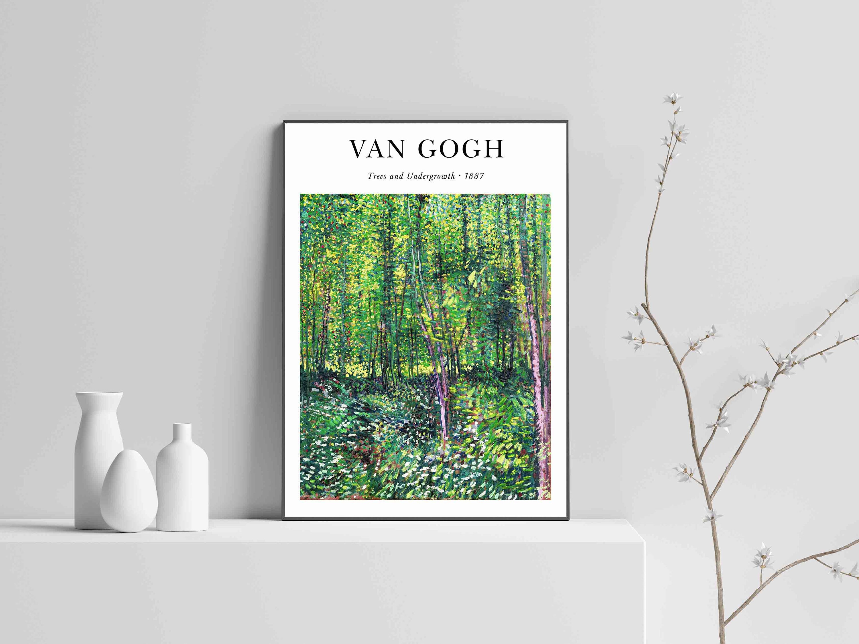 Vincent Van Gogh Poster Van Gogh Art Poster Van Gogh Trees - Etsy