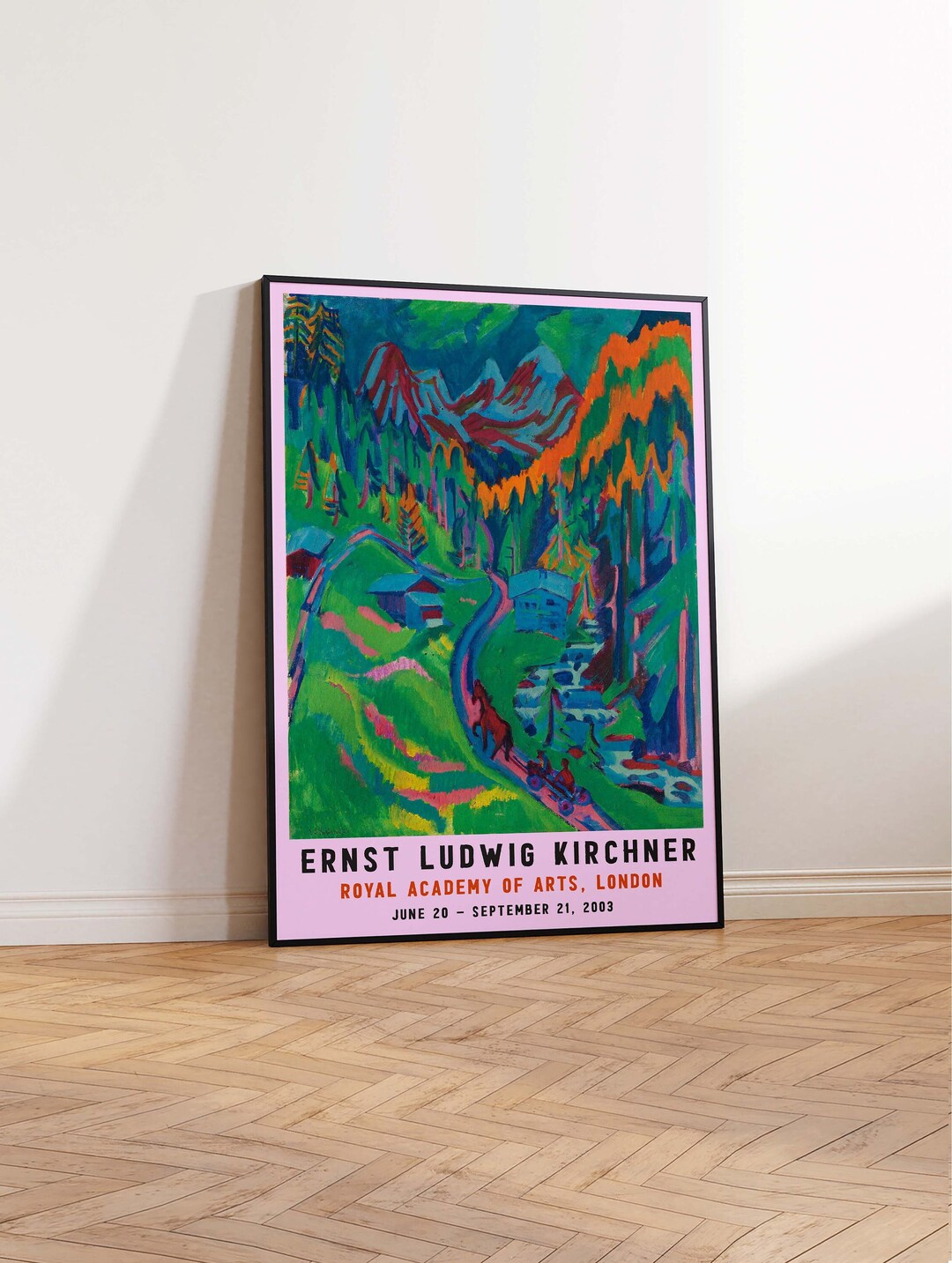 Ernst Ludwig Kirchner Poster Swiss Mountains Kirchner Print - Etsy