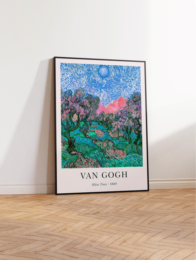 Vincent Van Gogh Print, Van Gogh Art Poster, Van Gogh Olive Trees, Van ...