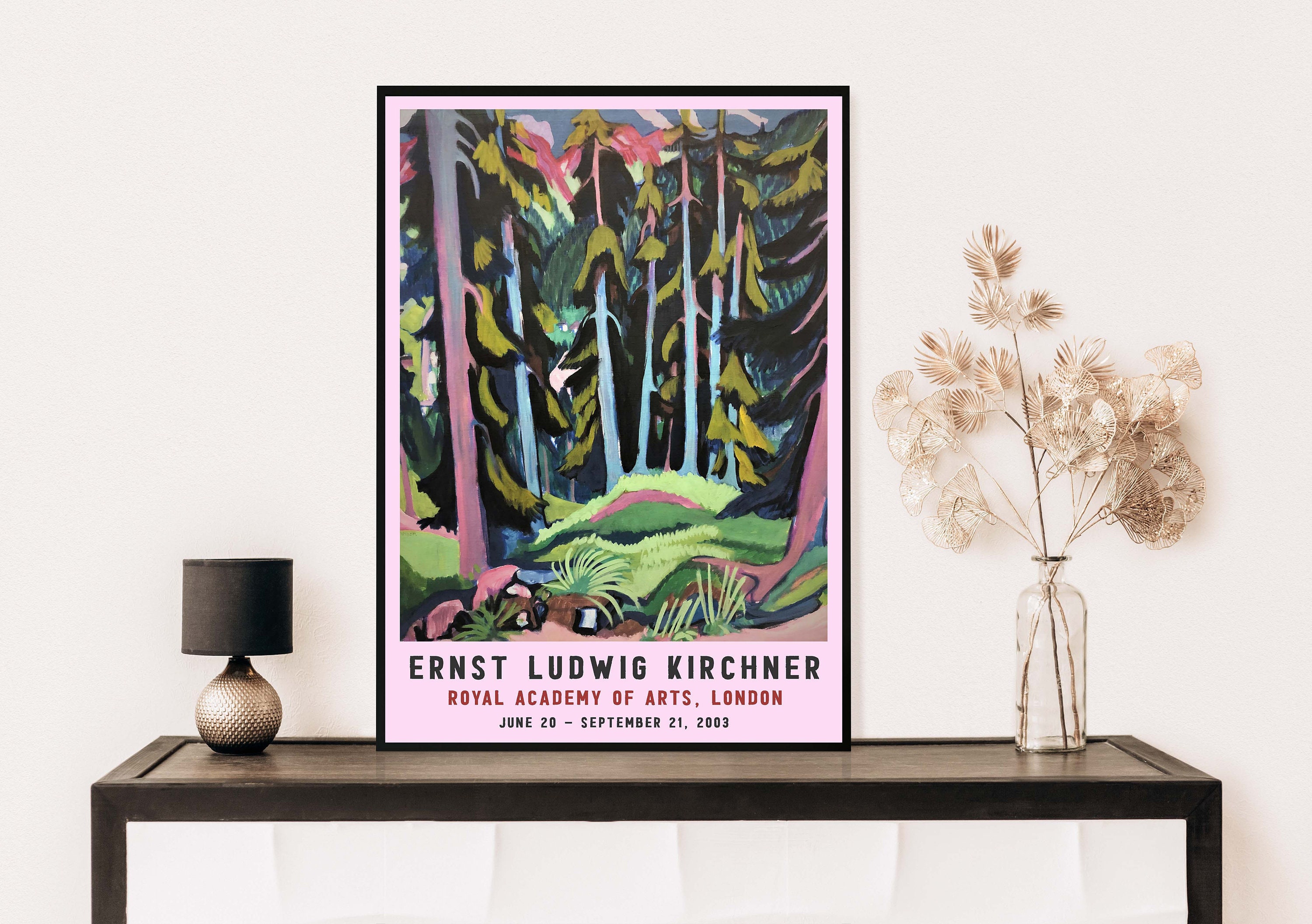 Ernst Ludwig Kirchner Poster, Kirchner Art Poster, Kirchner Modern Art ...