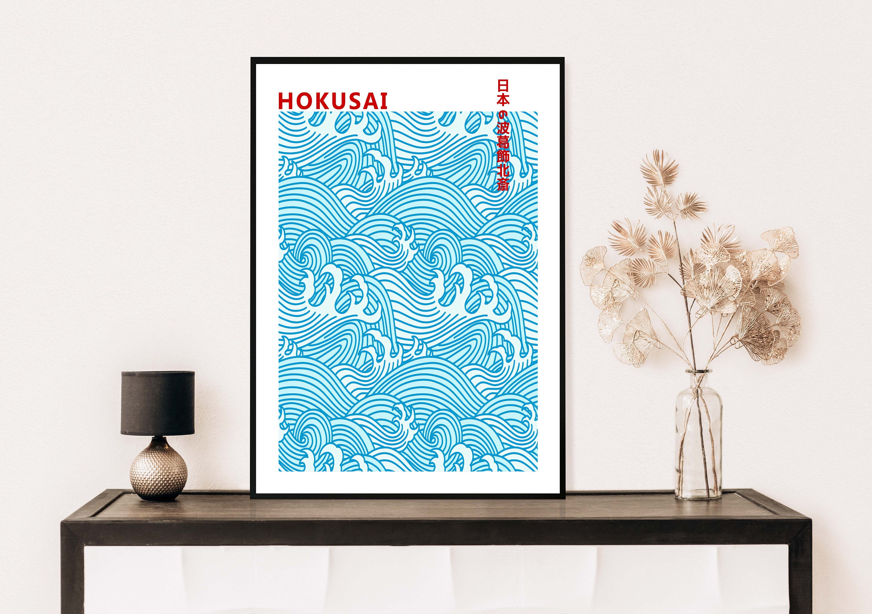 Hokusai Art Print, Hokusai Waves Print, Hokusai Poster, Japanese Waves ...