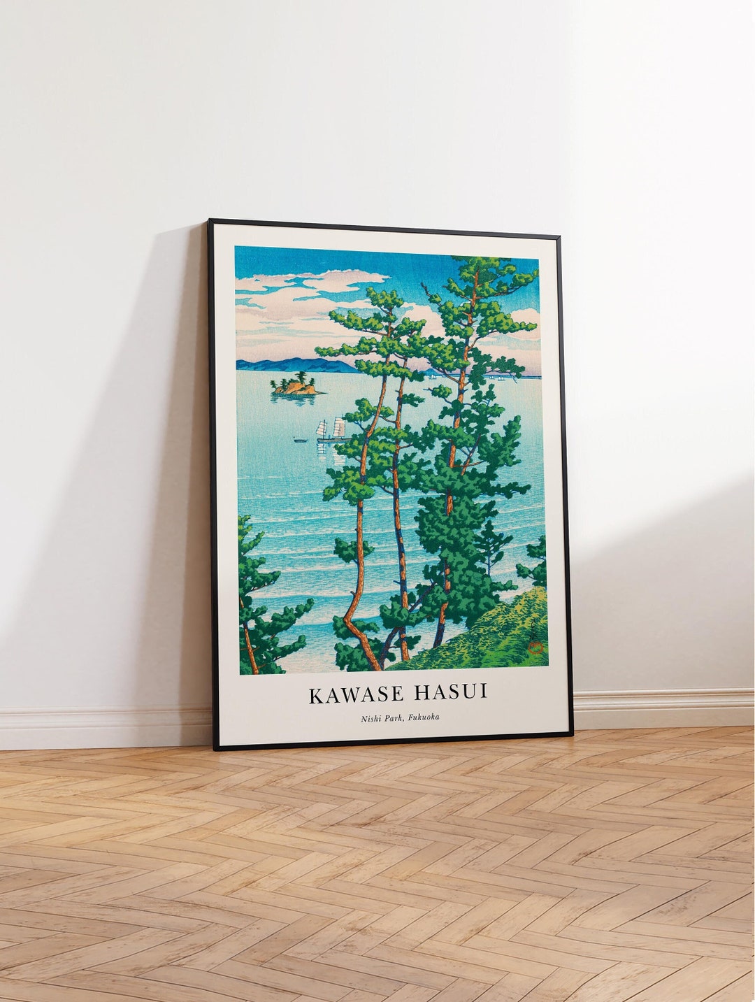Kawase Hasui Art Print, Nishi Park Print, Woodblock Print, Hasui Poster ...