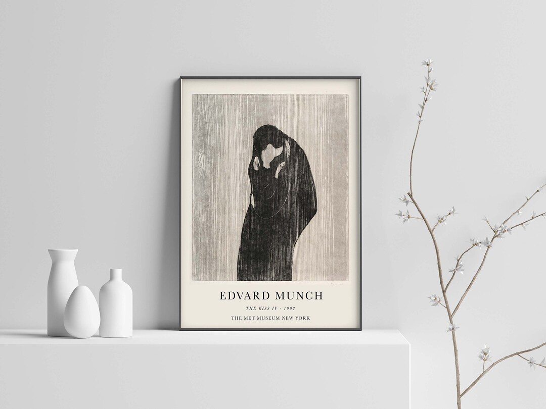 Edvard Munch Art Print, Munch Modern Art, Munch Vintage Art, Munch ...