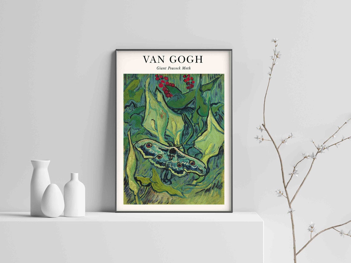 Vincent Van Gogh Print Van Gogh Art Poster Van Gogh Peacock - Etsy