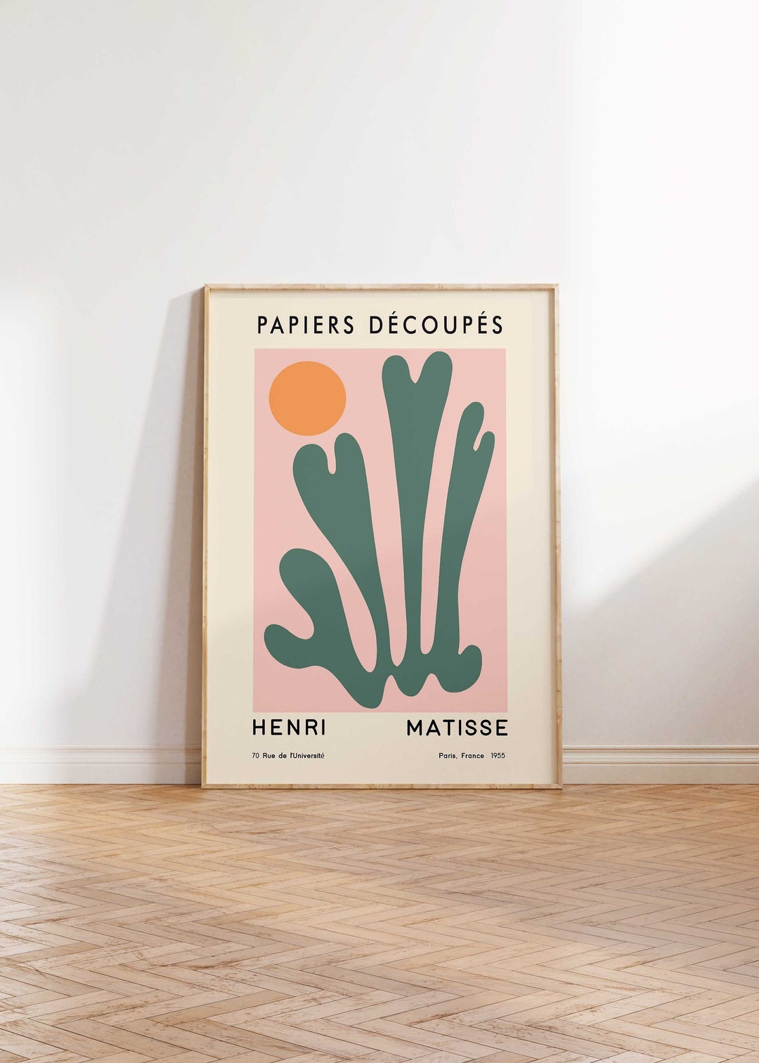 Henri Matisse Exhibition Poster, Matisse Print, Vintage Pink Art, Pop ...