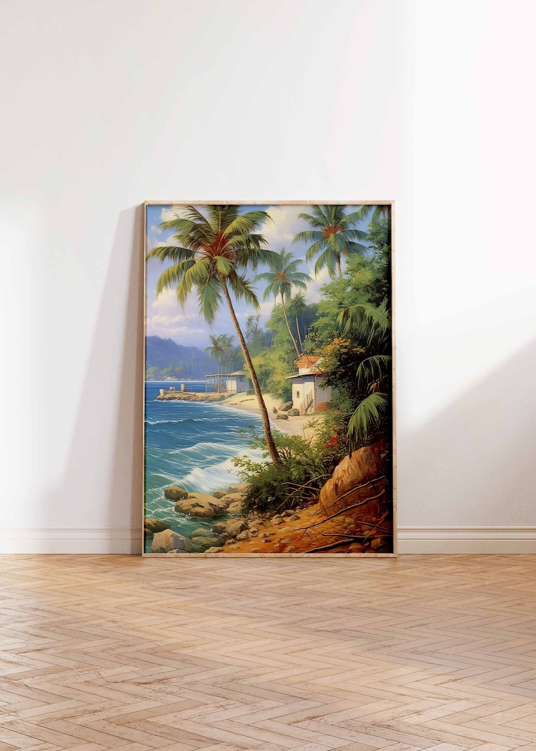 Caribbean Poster, Caribbean Wall Art, Jamaica Print, Ocean Art Poster ...