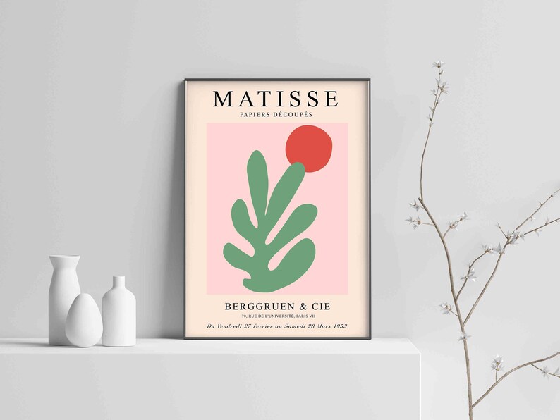 Henri Matisse Exhibition Poster, Matisse Art Print, Matisse Art Poster ...