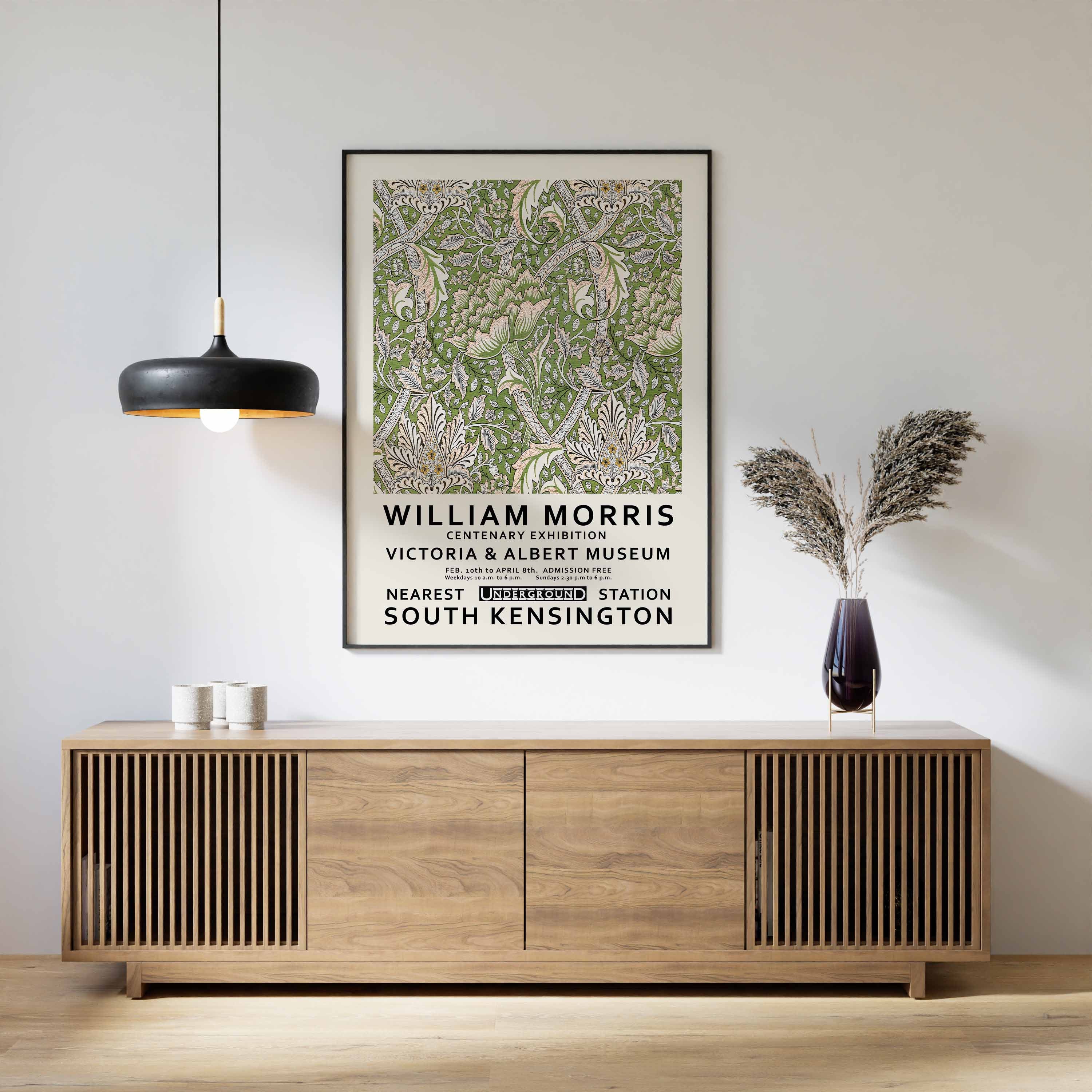 William Morris Art Print, Vintage Morris Print, Morris Windrush Print ...