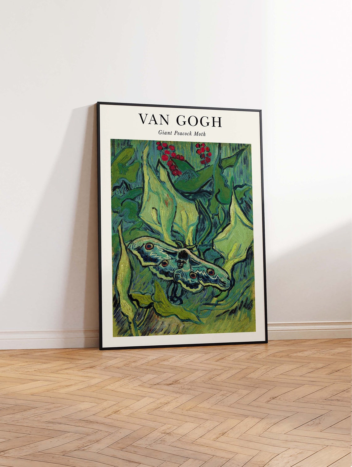 Vincent Van Gogh Print, Van Gogh Art Poster, Van Gogh Peacock Moth, Van ...
