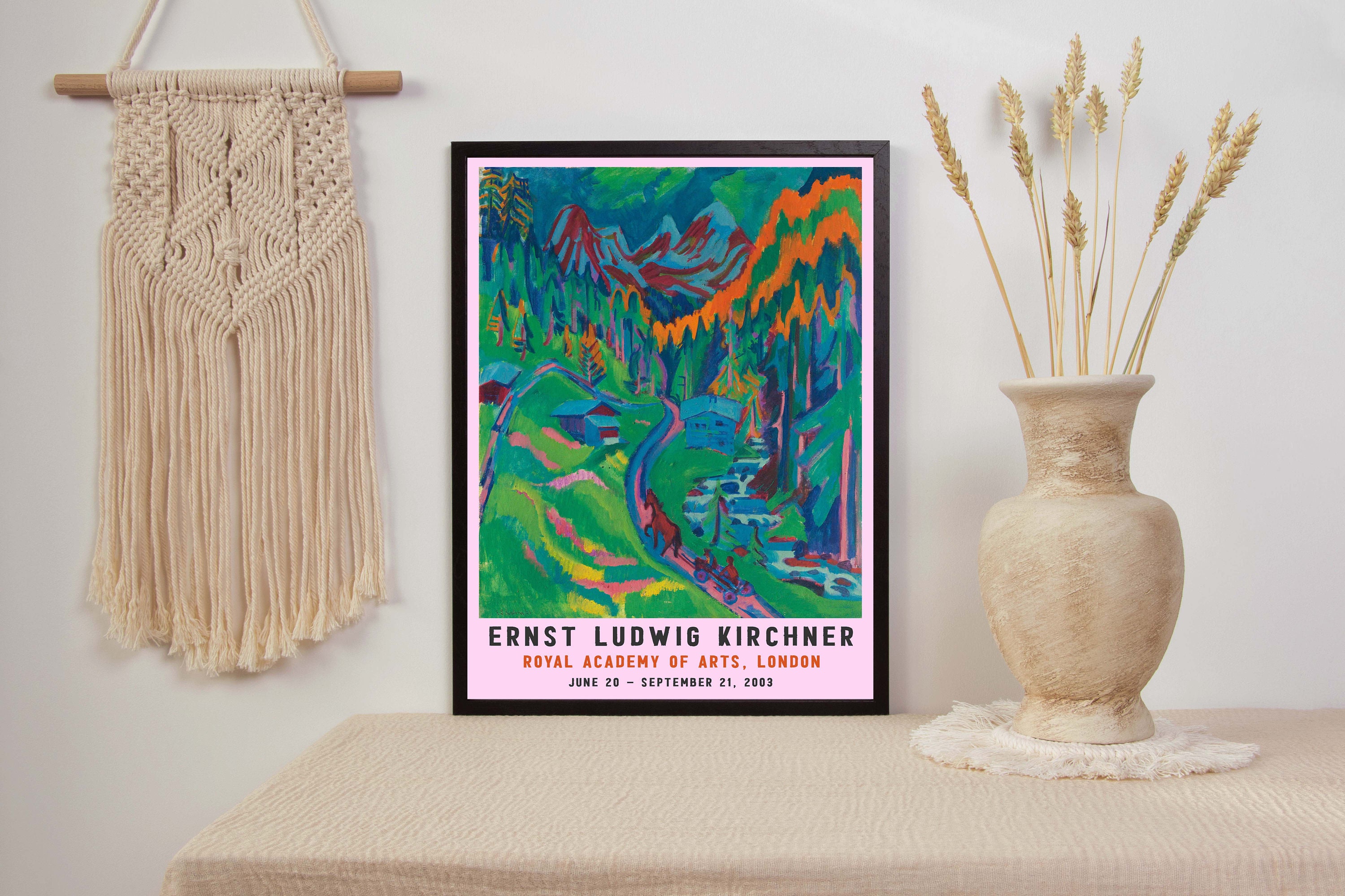 Ernst Ludwig Kirchner Poster Swiss Mountains Kirchner Print - Etsy
