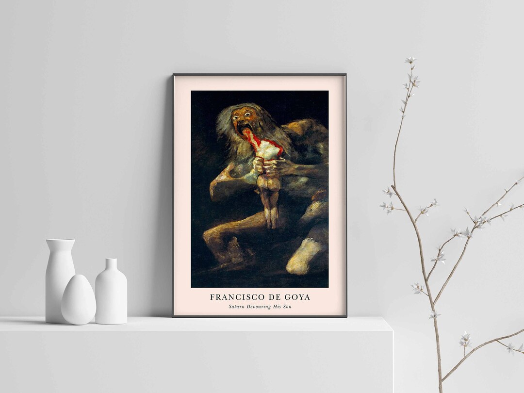 Francisco De Goya Saturn Devouring His Son Art Print Goya Art - Etsy
