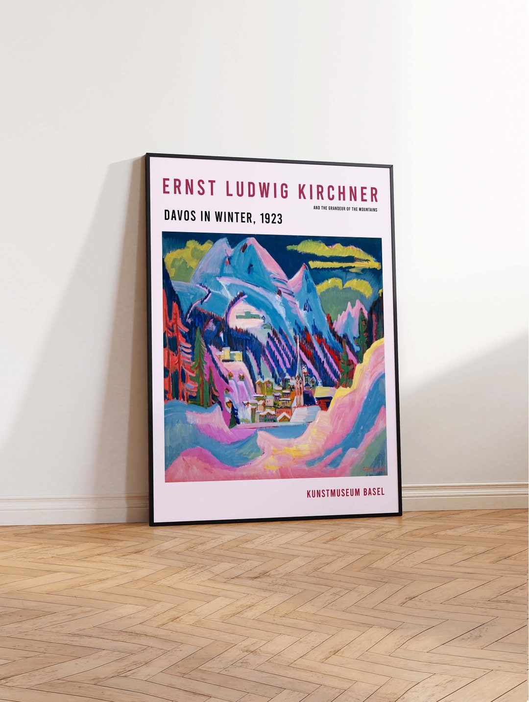 Ernst Ludwig Kirchner Poster, Expressionist Art, Kirchner Print, Swiss ...