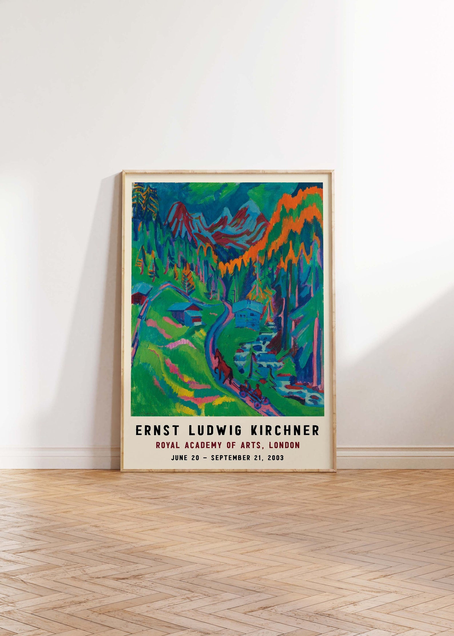 Ernst Ludwig Kirchner Poster, Swiss Mountains, Kirchner Print ...