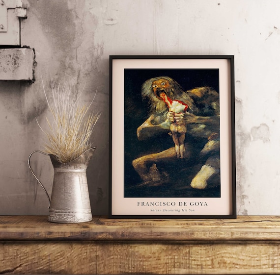 Goya Francisco Saturn Devouring His Sons Artist Painting Saturn