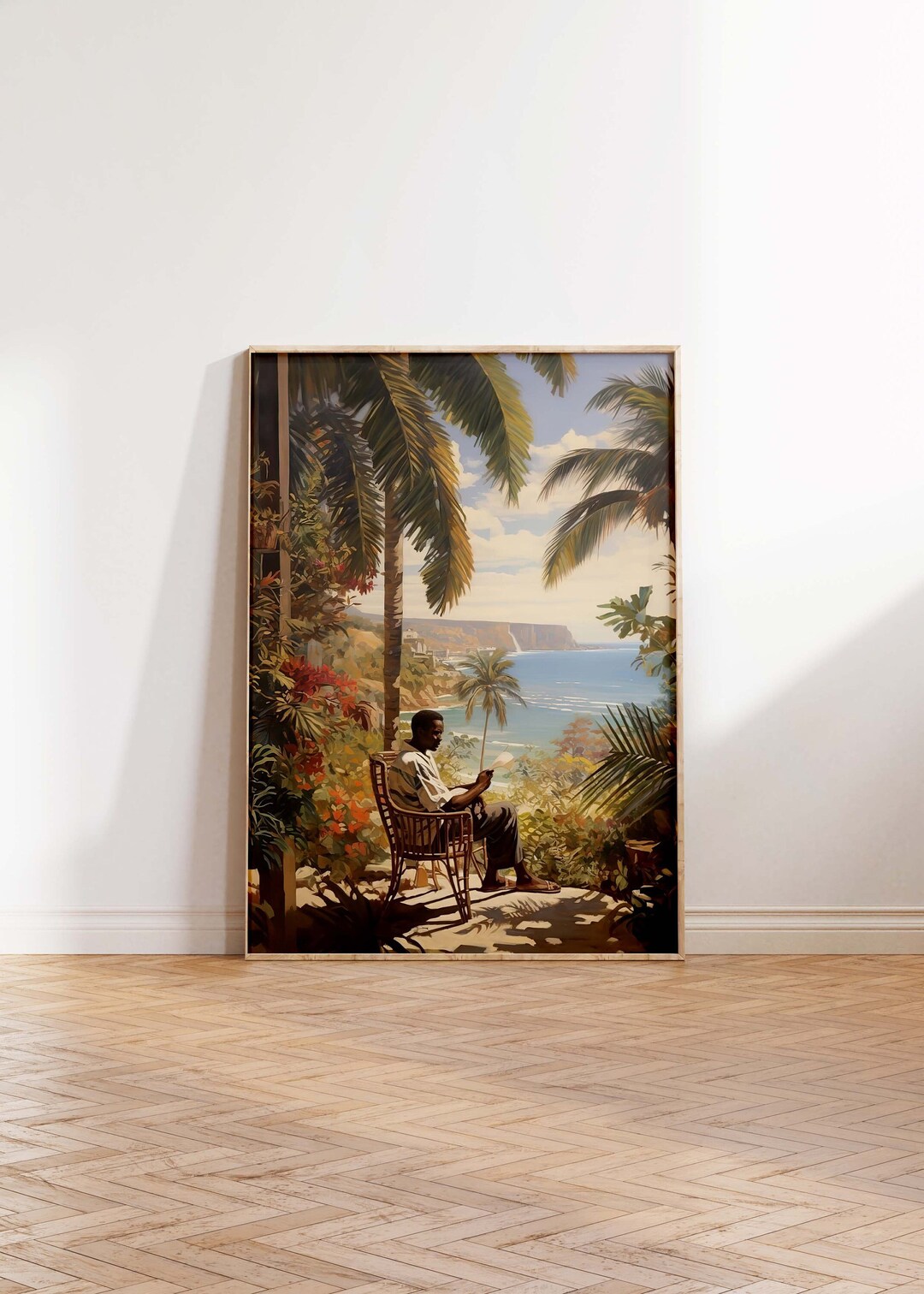 Caribbean Poster, Caribbean Wall Art, Tropical Decor, Scenery Poster ...