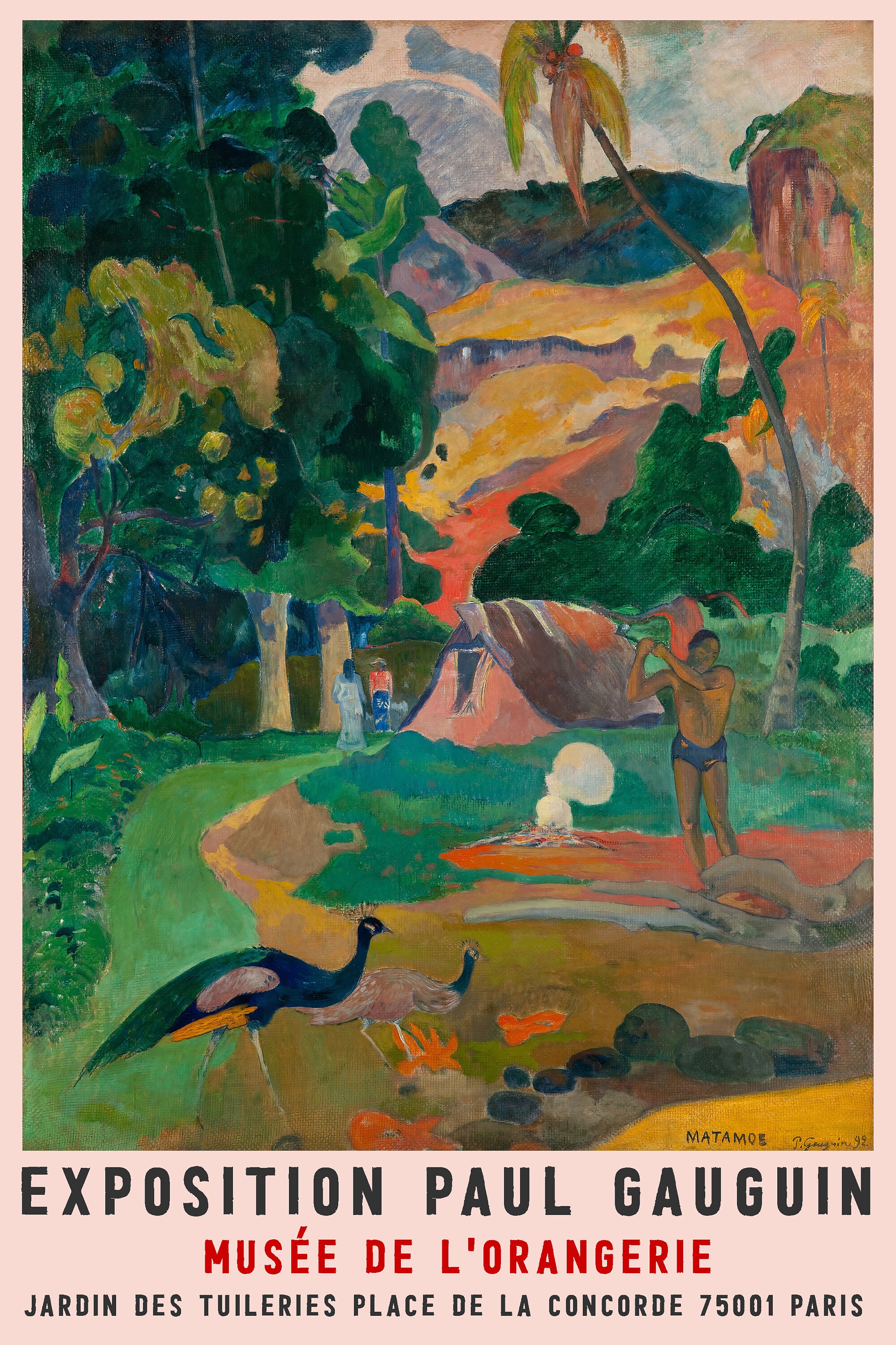 Exhibition Print Paul Gauguin Print Vintage Art Print | Etsy