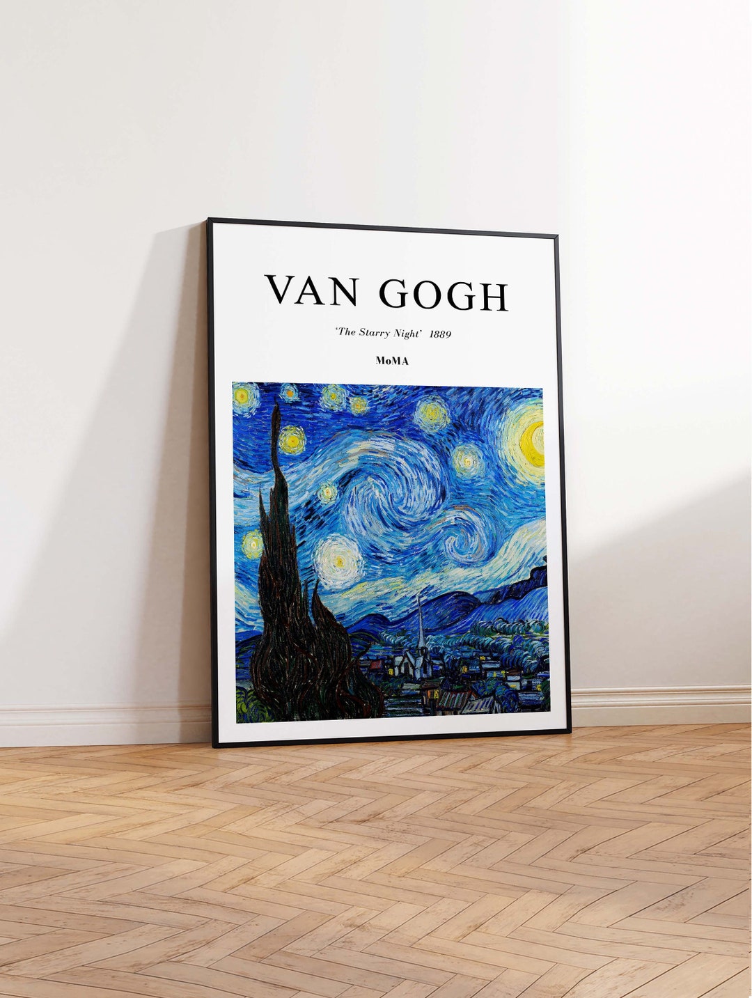 Van Gogh Print, the Starry Night Print, Van Gogh Starry Night Print ...