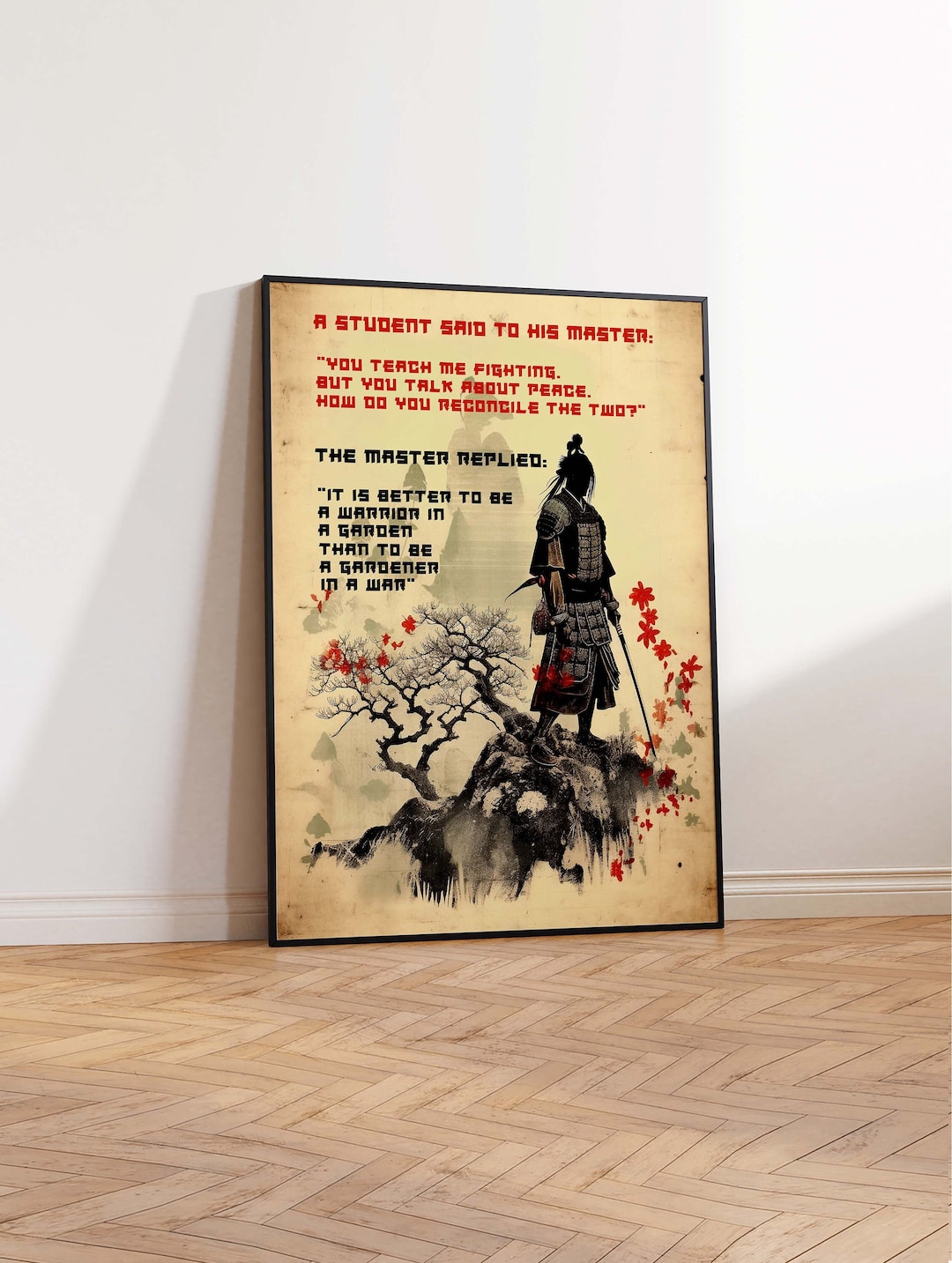 It is Better to Be a Warrior in a Garden Than a Gardener in a War ...