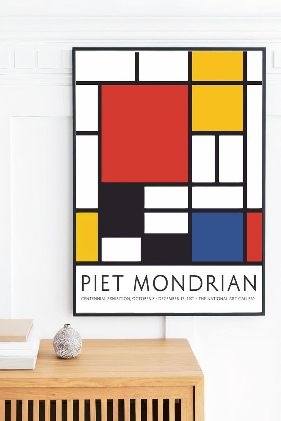 Piet Mondrian Print, Mondrian Art Print, Mondrian Poster, Abstract Wall ...
