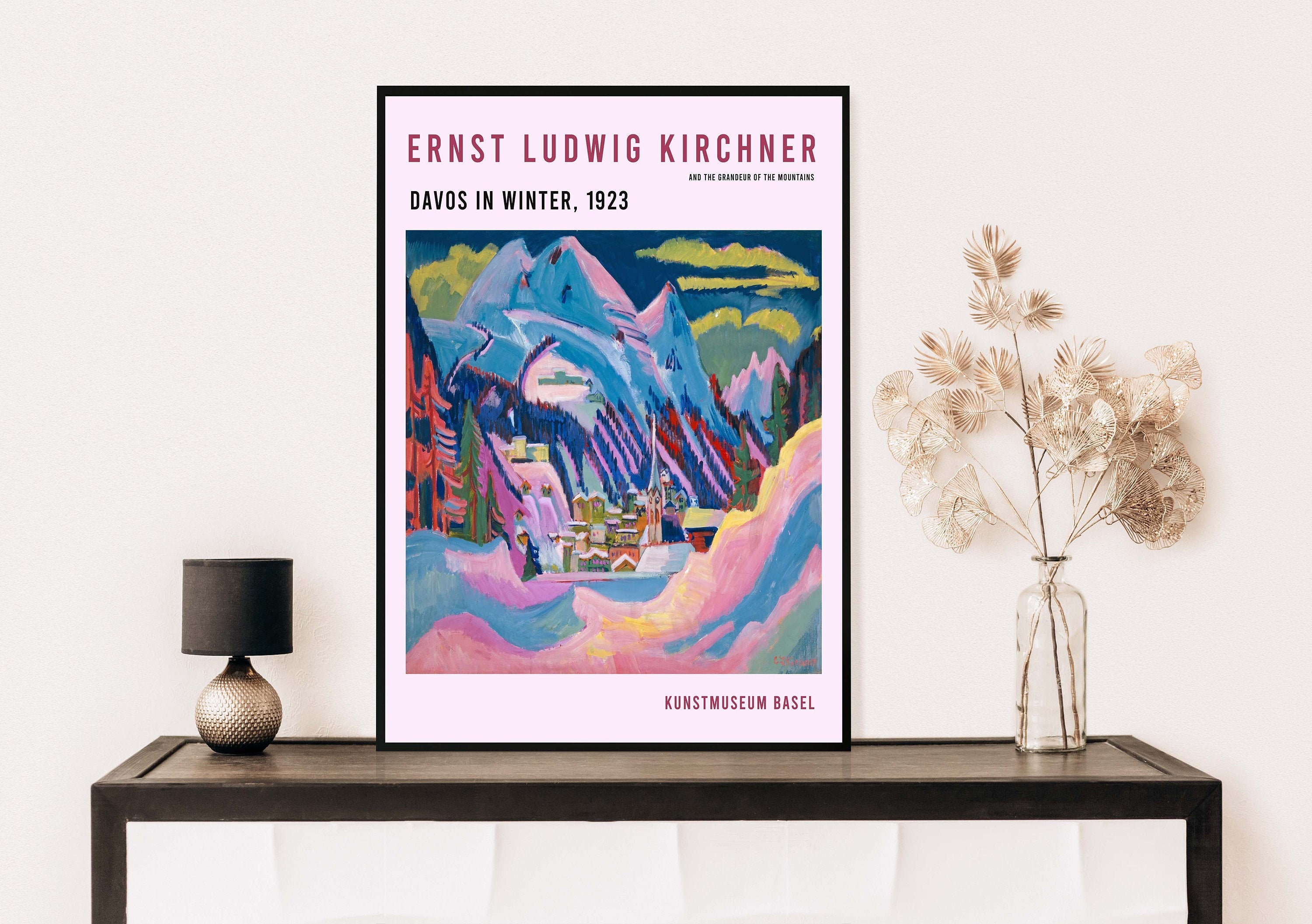 Ernst Ludwig Kirchner Poster, Expressionist Art, Kirchner Print, Swiss ...