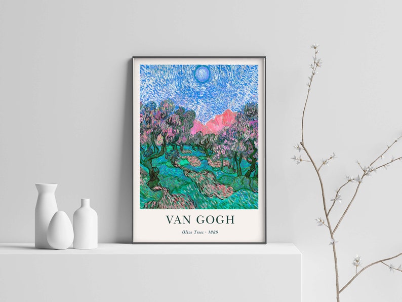 Vincent Van Gogh Print Van Gogh Art Poster Van Gogh Olive - Etsy
