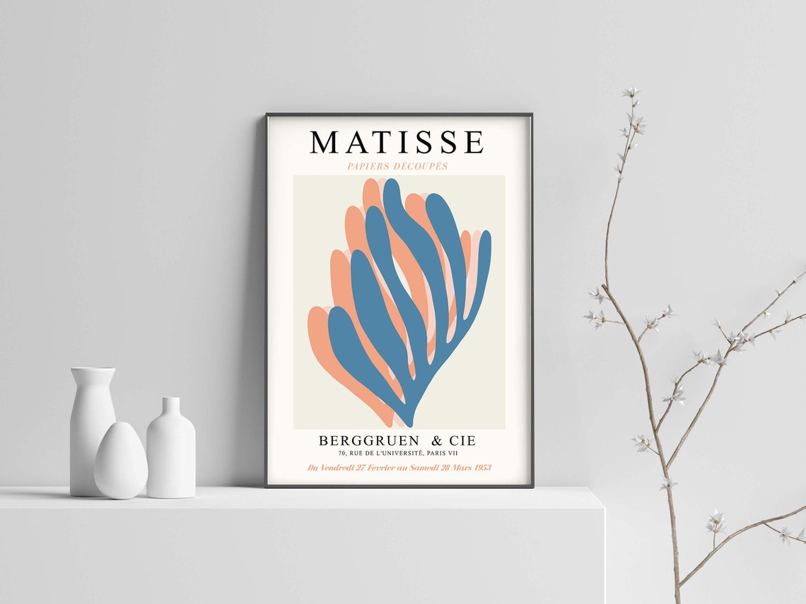 Henri Matisse Exhibition Print, Matisse Art Print, Floral Art, Matisse ...