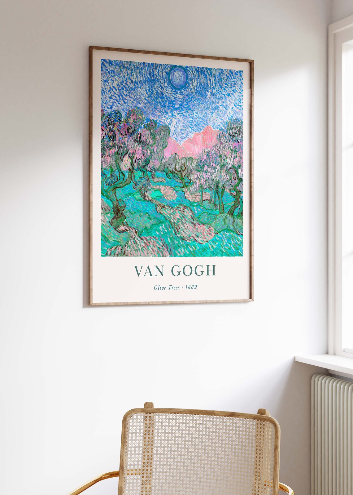 Vincent Van Gogh Print, Van Gogh Art Poster, Van Gogh Olive Trees, Van ...